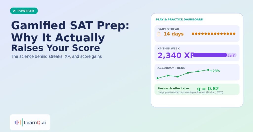 Gamified SAT Prep: Why It Actually Raises Your Score (2026)